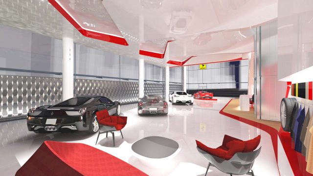 FERRARI SHOWROOM - doonbeyt design sarl