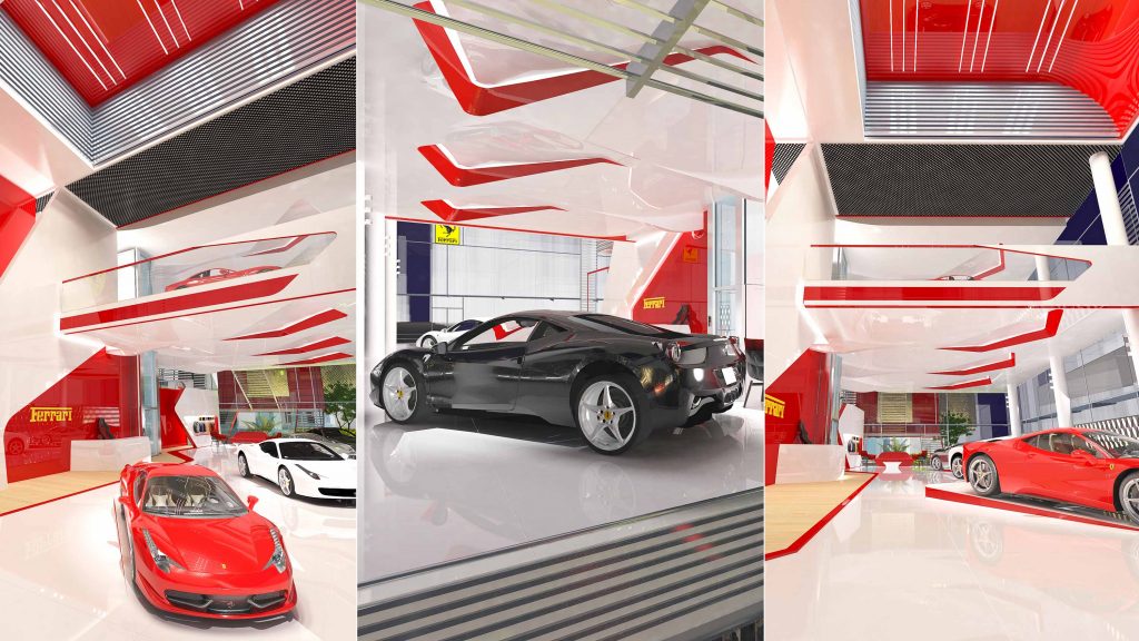FERRARI SHOWROOM - doonbeyt design sarl