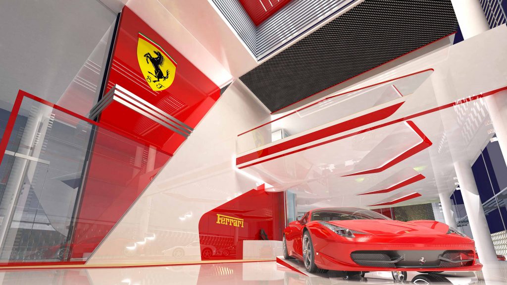 FERRARI SHOWROOM - doonbeyt design sarl