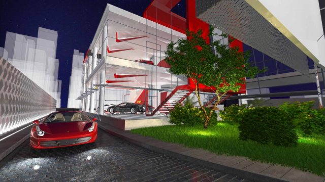 FERRARI SHOWROOM - doonbeyt design sarl