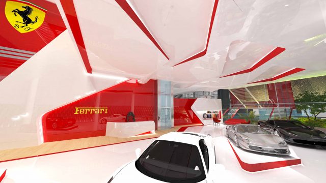 FERRARI SHOWROOM - doonbeyt design sarl
