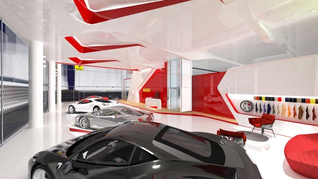 FERRARI SHOWROOM - doonbeyt design sarl