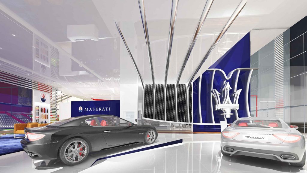 MASERATI SHOWROOM - doonbeyt design sarl