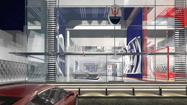MASERATI SHOWROOM - doonbeyt design sarl